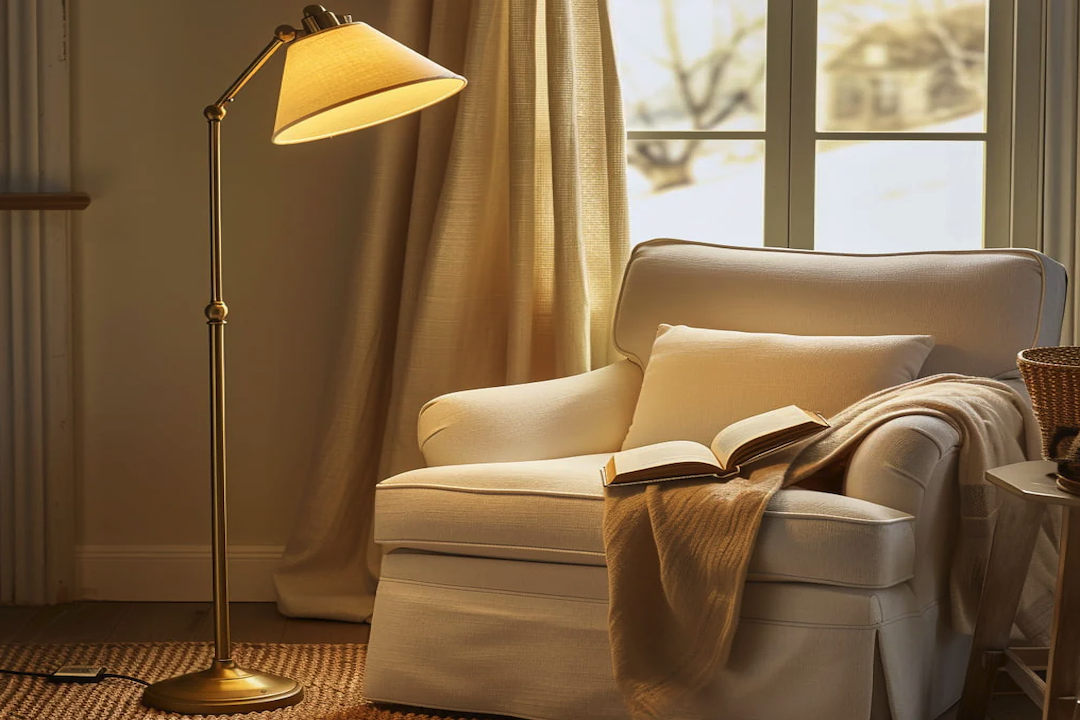 Long Arm Retractable Floor Lamp: Easy Reading Made Simple - Lumenrooflight